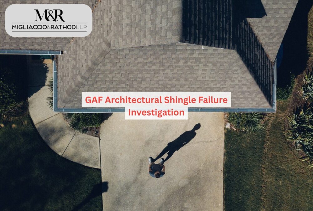 GAF Architectural Shingle Failure Investigation - M&R
