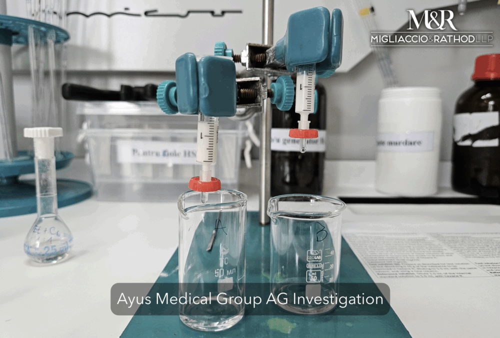 Ayus Medical Group AG Investigation - M&R