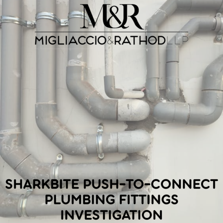 SharkBite Push-to-Connect Plumbing Fittings Investigation - M&R