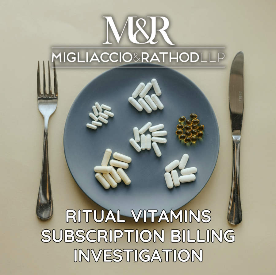 Ritual Vitamins Subscription Investigation - M&R