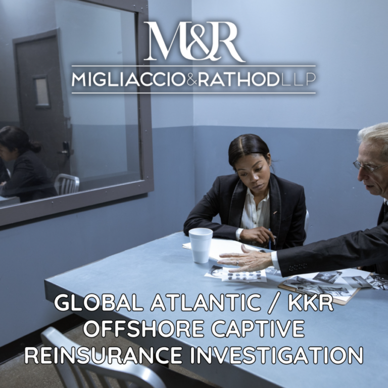 Global Atlantic KKR Offshore Captive Reinsurance Investigation - M&R